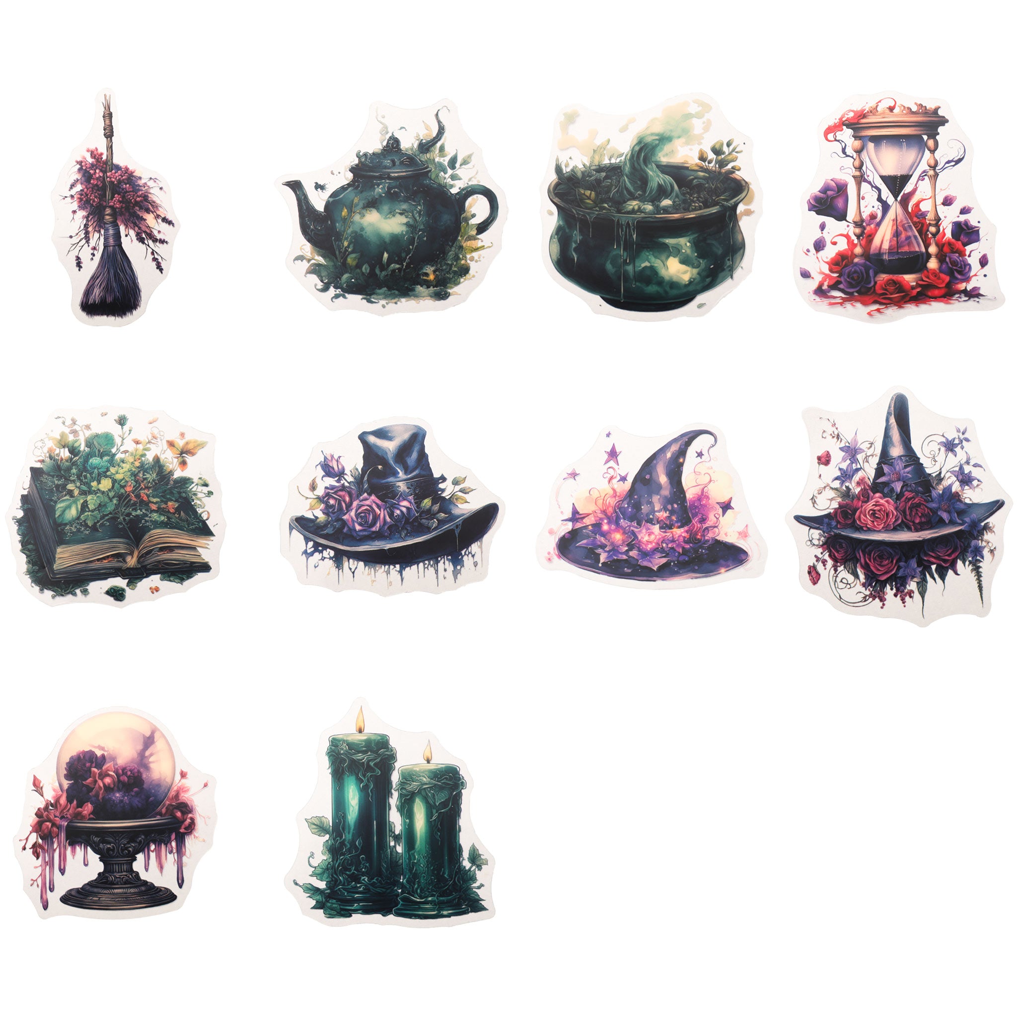 Arcane Conjuring Tools Stickers - 20 Pcs – tiefossi